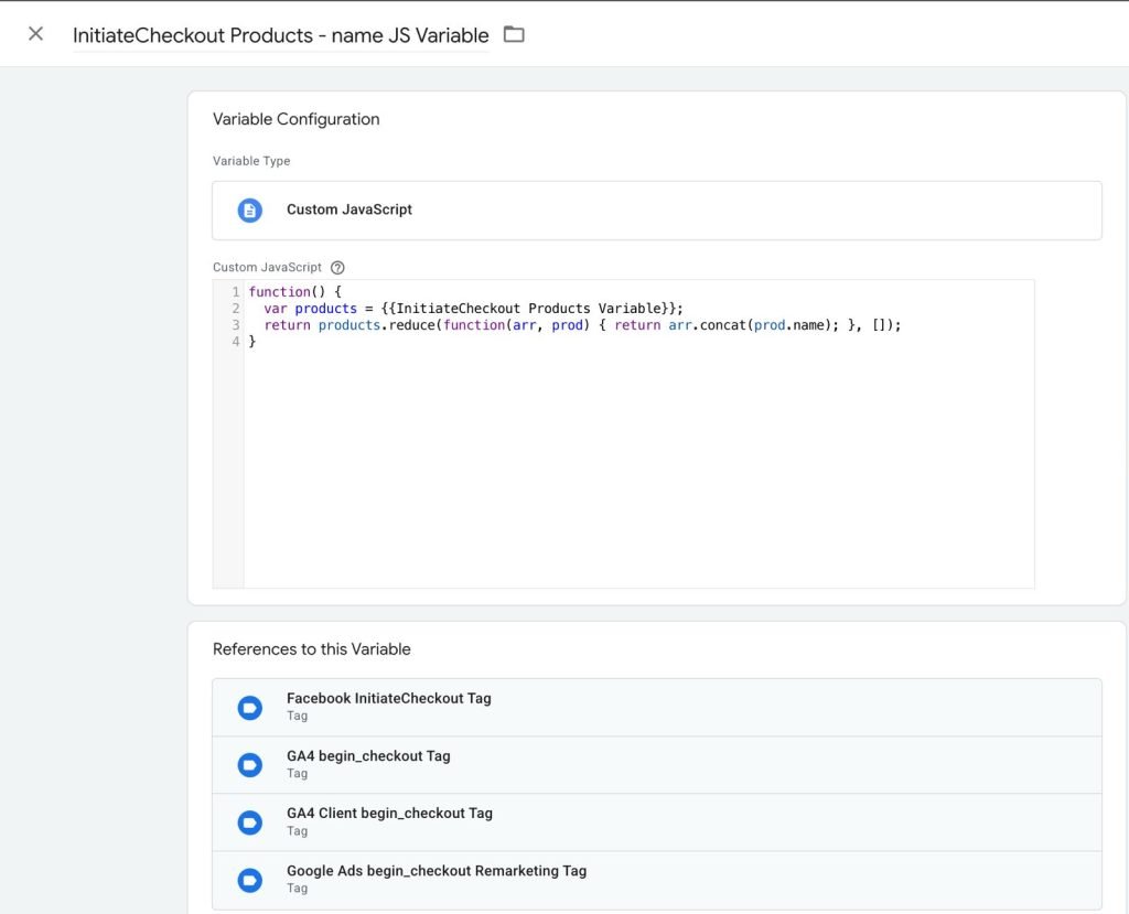 Custom JavaScript Variable in GTM (Google Tag Manager)
